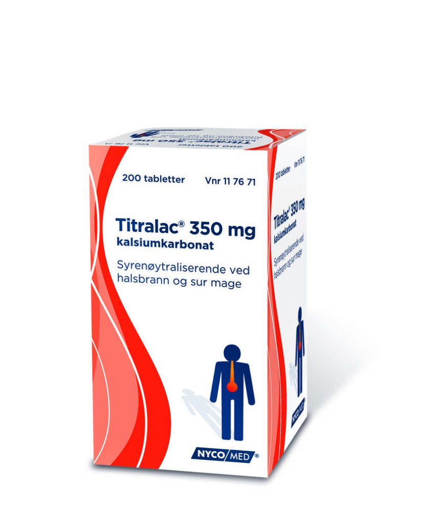 Titralac 350 mg 50 tabletter - Balder Apotek AS