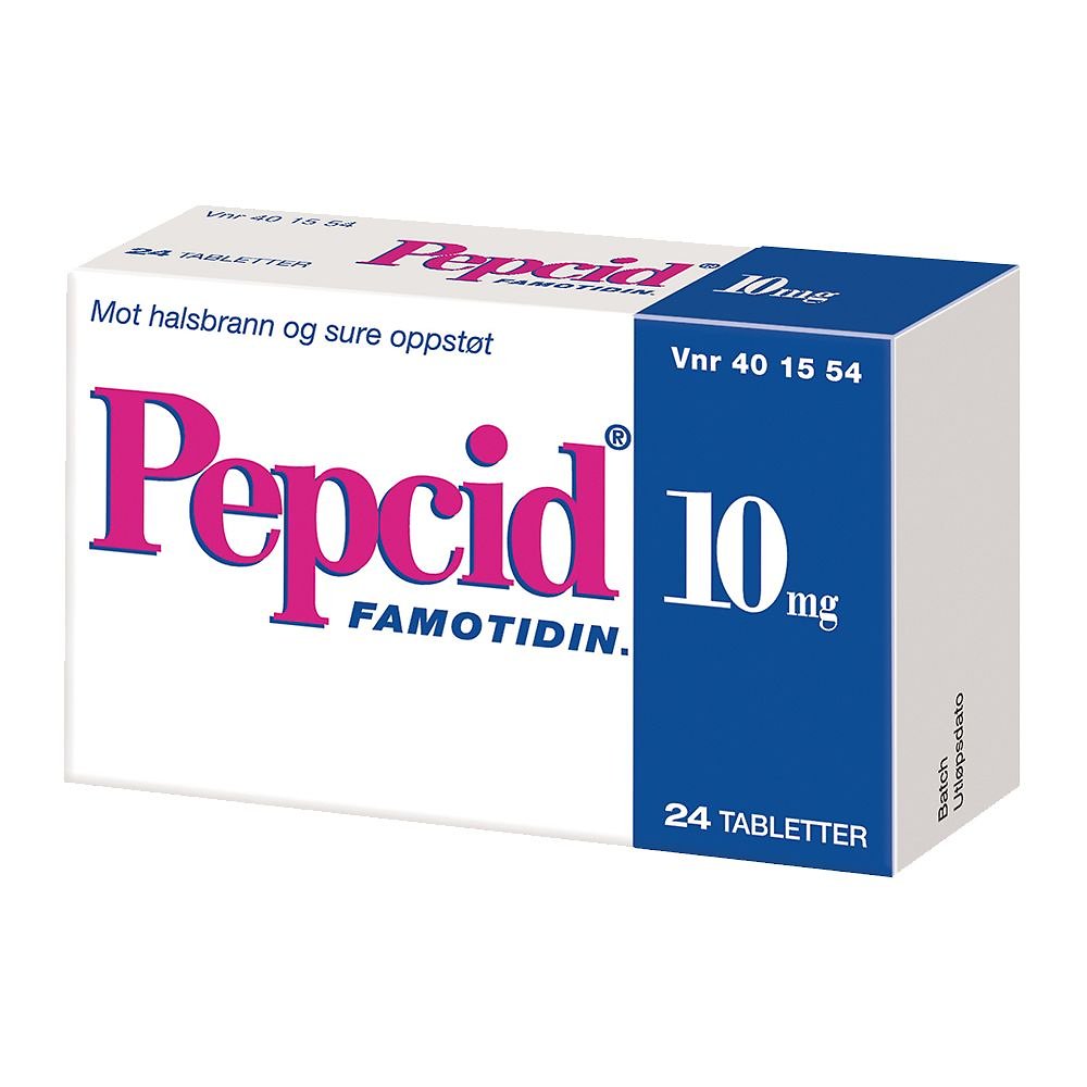 Pepcid 10 mg 24 tabletter - Balder Apotek AS