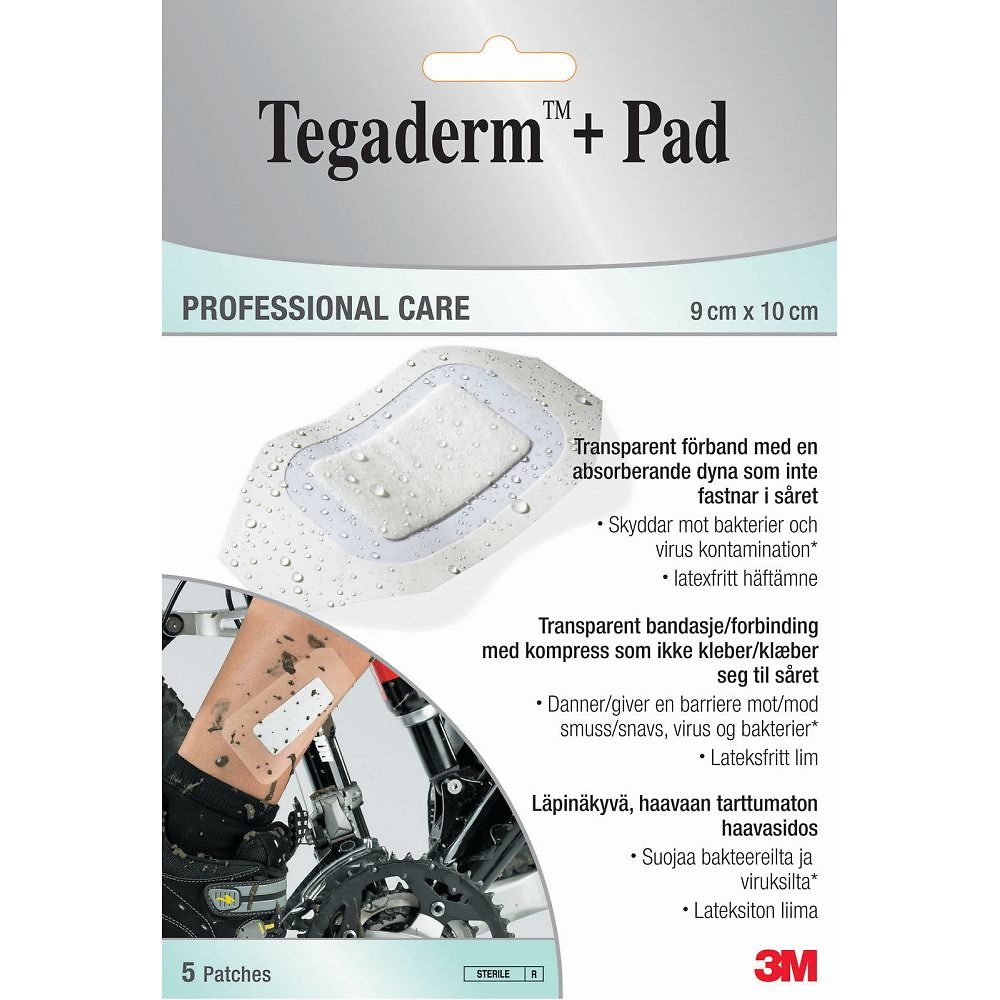 Tegaderm +pad vanntett kompress 9x10 - Balder Apotek AS