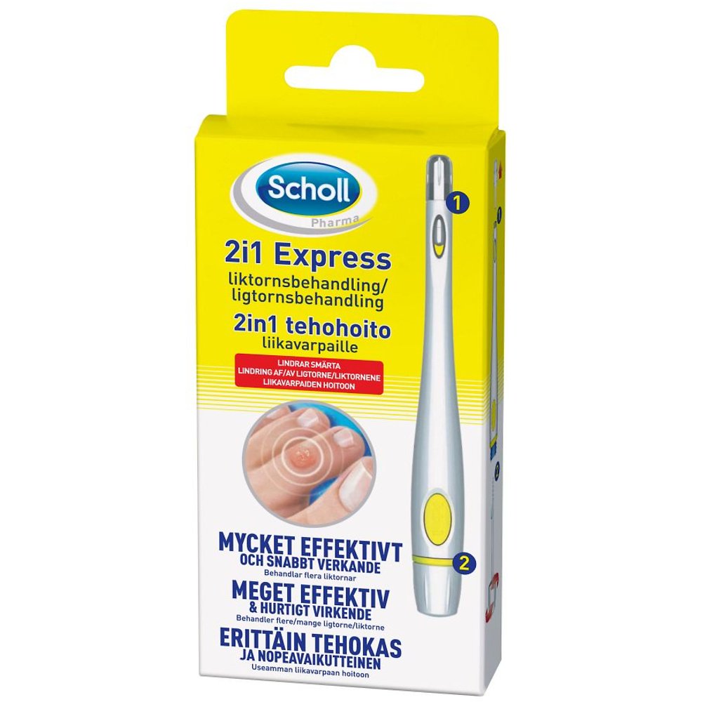 Scholl 2-i-1 Liktorn Expressbehandling 2 ml - Balder Apotek AS