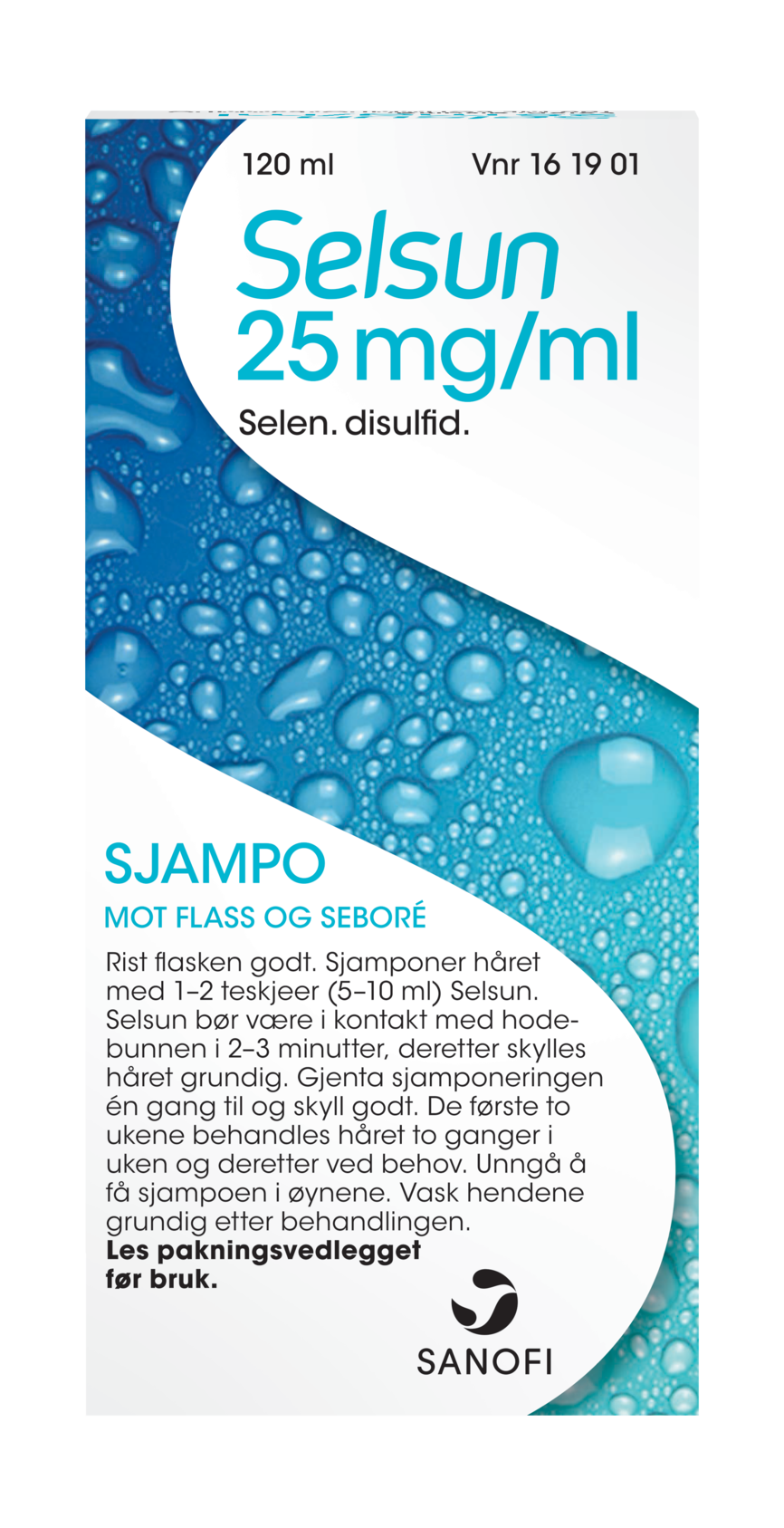 Selsun Sjampo 25 mg/ml, 120 ml flaske - Balder Apotek AS